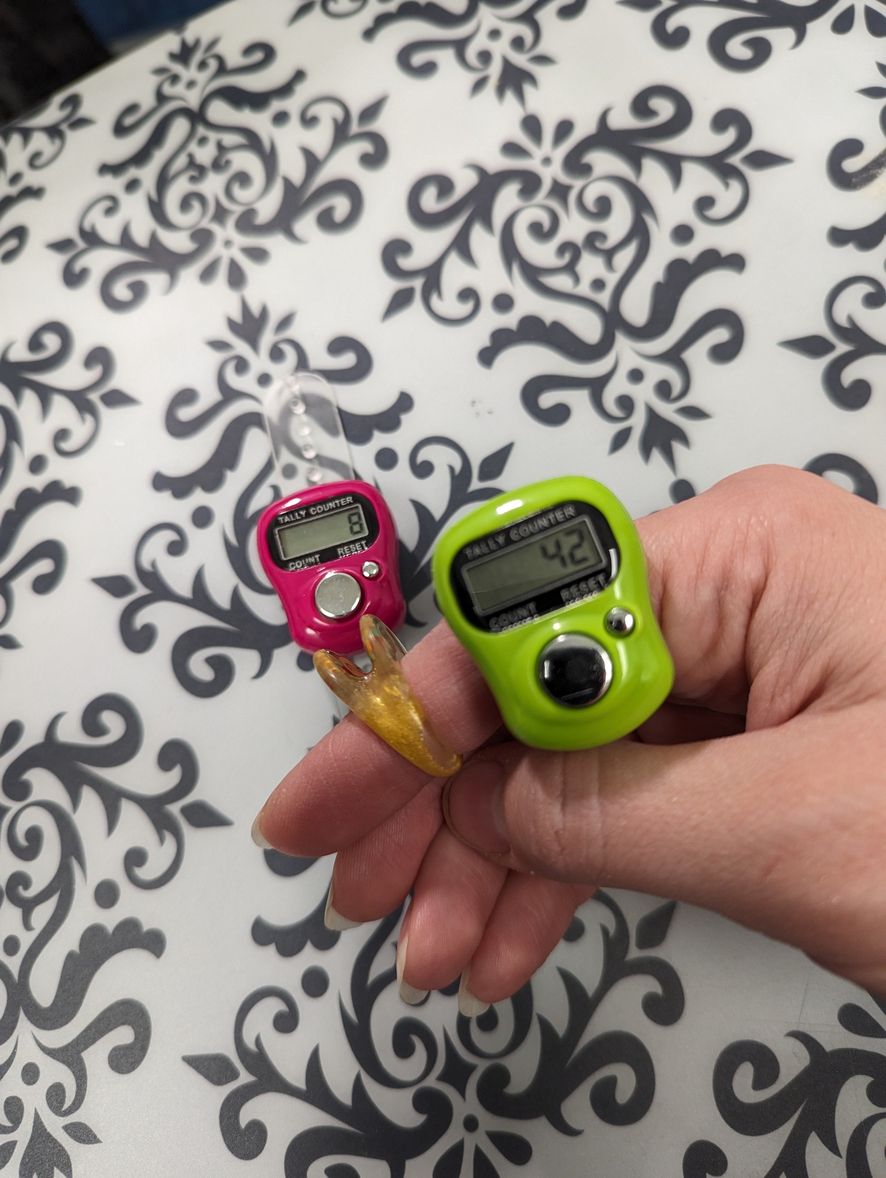 Digital Stitch counter Ring – FyberRing